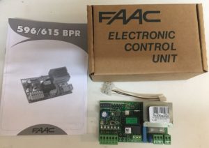 central FAAC 596/615 BPR - Mundo-Portones.cl repuesto para barreras automaticas
